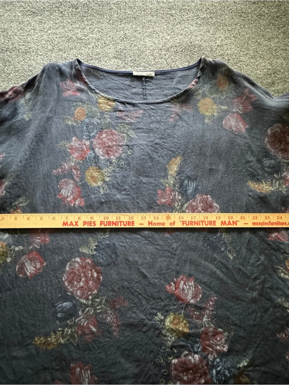 New Collection | Tops | New Collection Made In Italy Linen Floral Top ...
